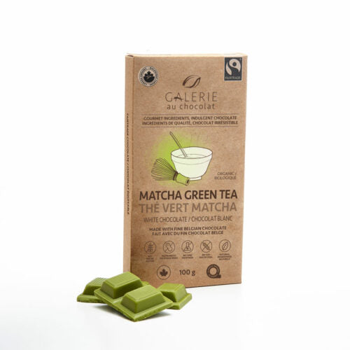 Fairtrade Chocolate - White Chocolate Matcha Green Tea – The Kind ...
